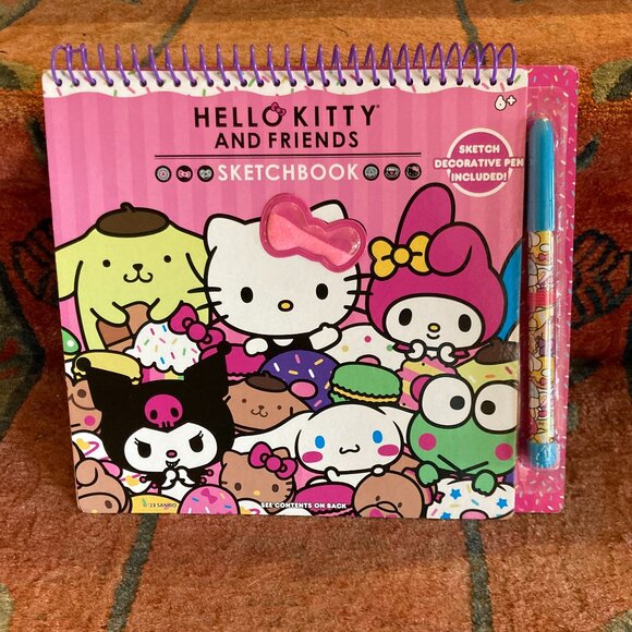 Sanrio | Toys | Hello Kitty And Friends Sketch Book | Poshmark